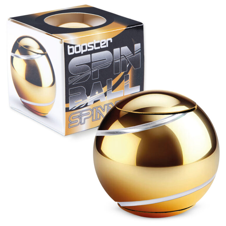BOPSTER - SPIN BALL SPINNER - GOLD - Bidiboule